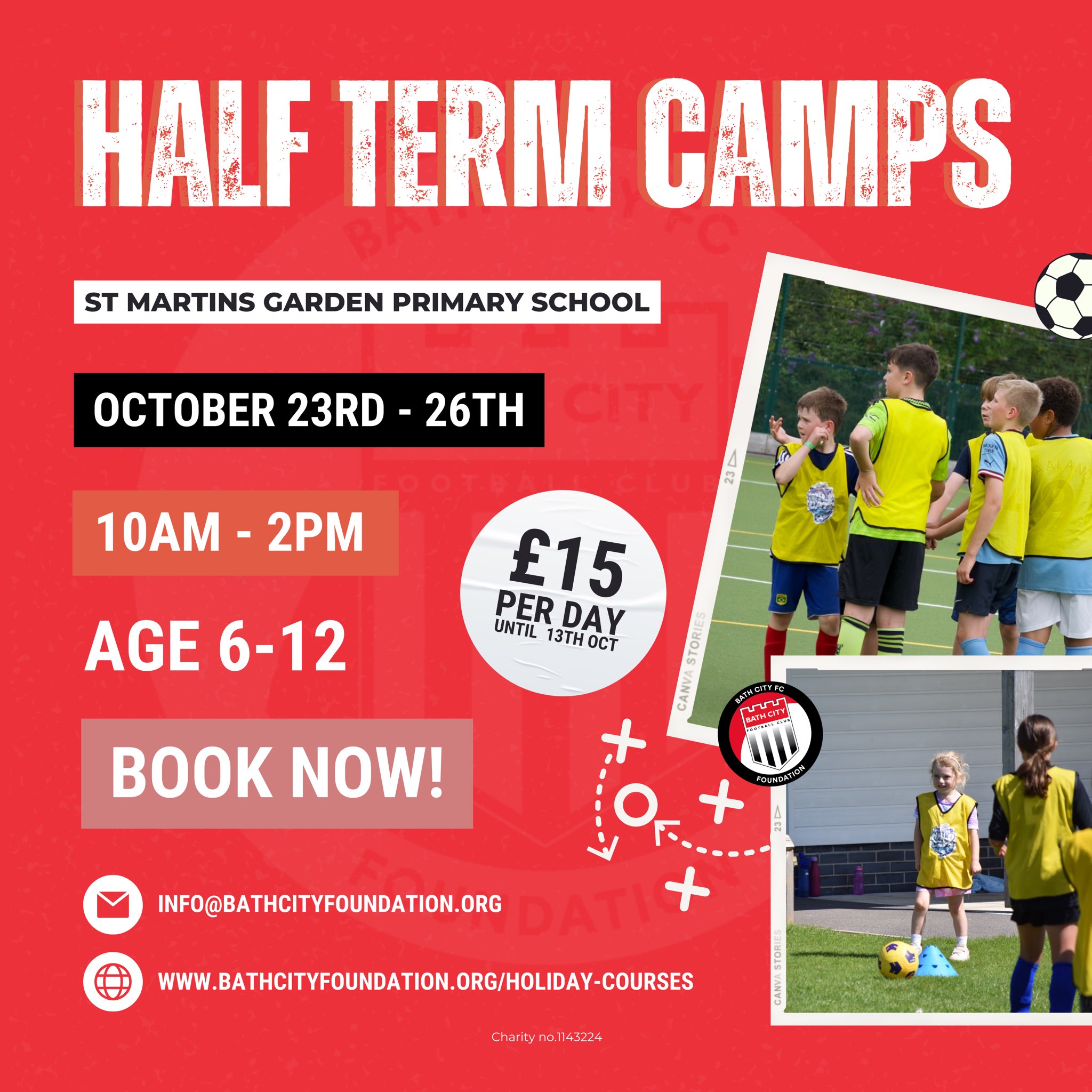 Bath City FC Bath City Foundation HT Football Camps - Bath City FC