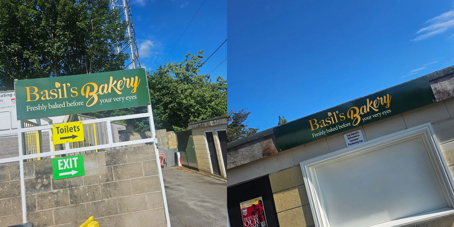 Bath City FC Basil's Bakery - Now Serving at Cannon Clarke Stadium ...
